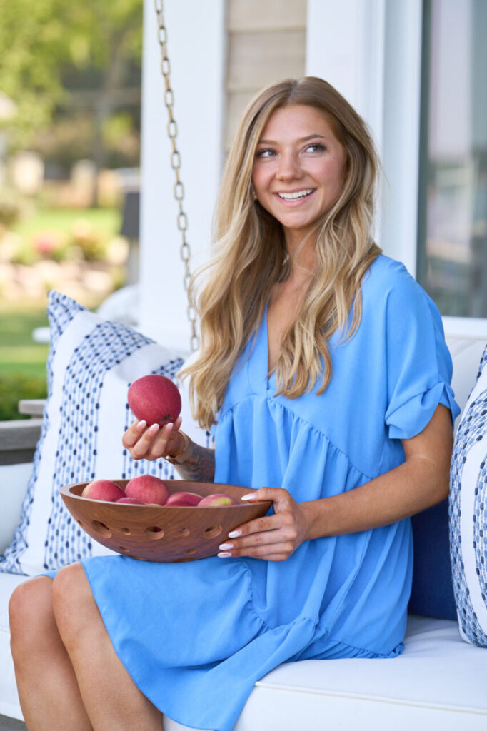 12 inch Solid Cherry Fruit Bowl | Holland Bowl Mill | Famous Wooden Bowls