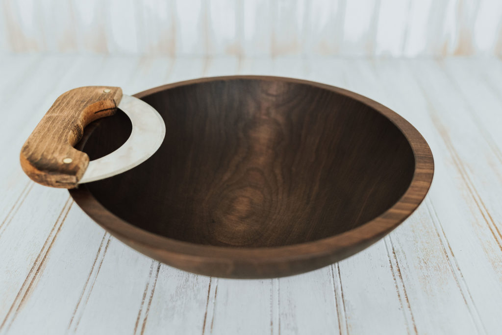 12-inch Walnut Chopping Bowl Set | Holland Bowl Mill | Famous Wooden Bowls