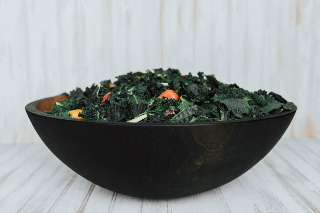 20 inch Ebonized Cherry Wooden Bowl | Holland Bowl Mill | Famous Wooden ...
