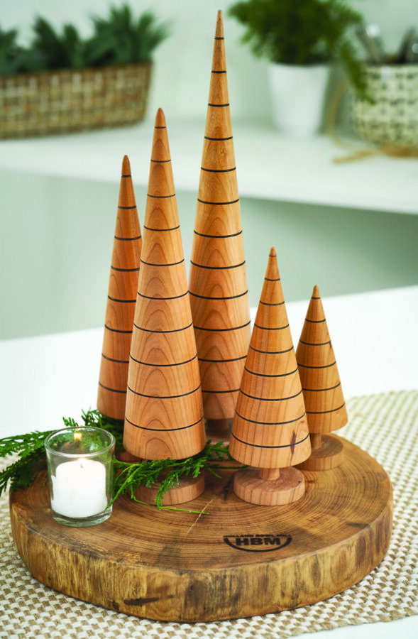 Hand Turned Wooden Trees | Holland Bowl Mill | Famous Wooden Bowls