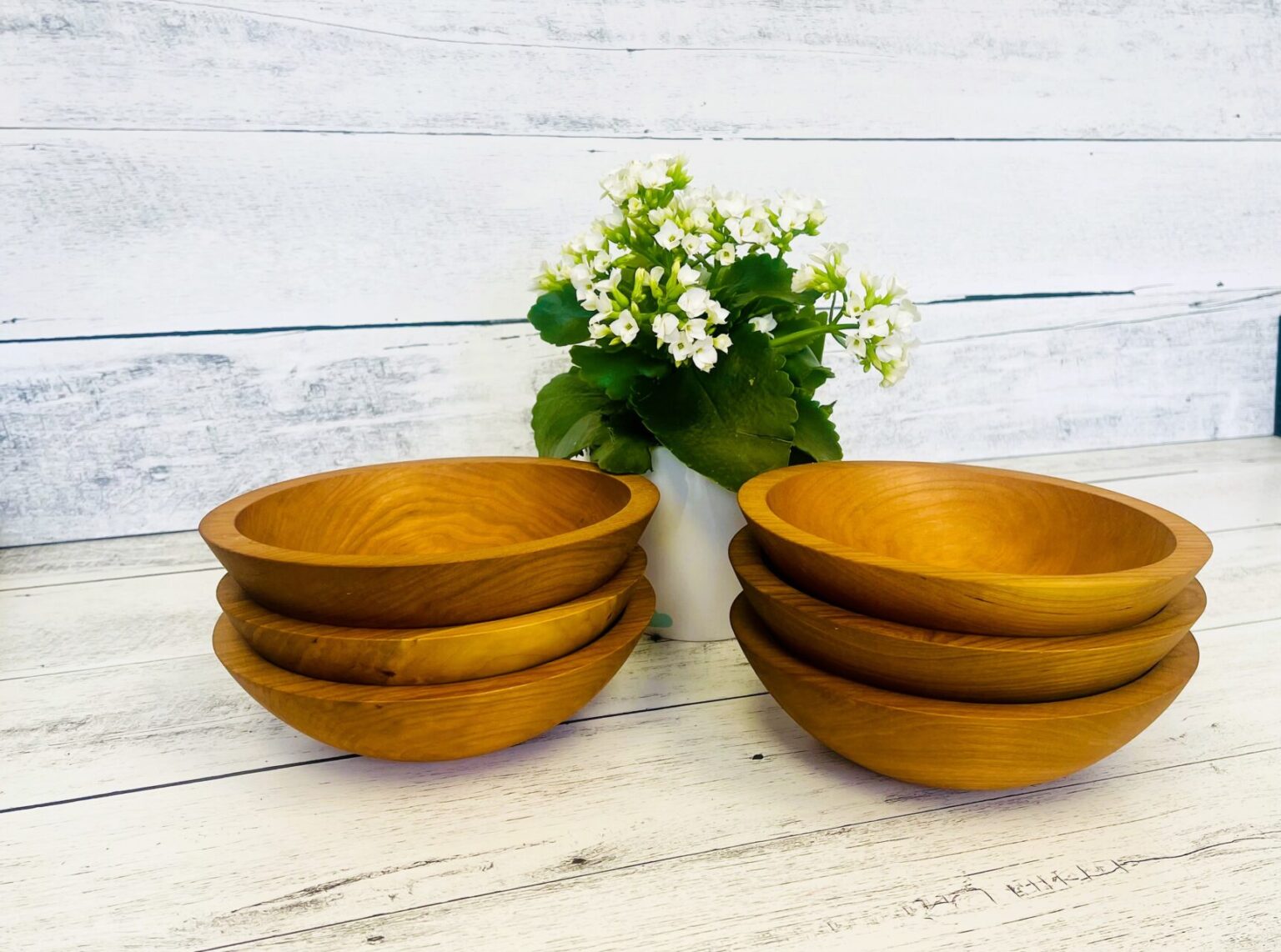7-inch Cherry Bowl Bundle | Holland Bowl Mill | Famous Wooden Bowls
