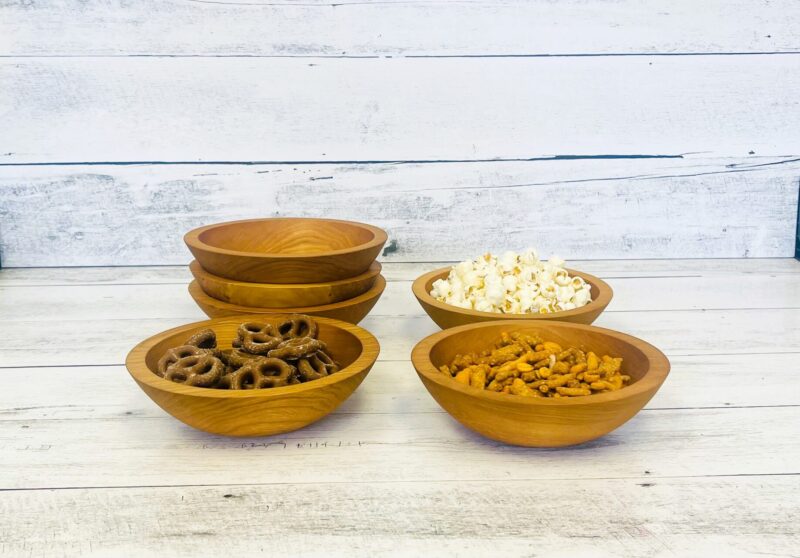7-inch Cherry Bowl Bundle | Holland Bowl Mill | Famous Wooden Bowls